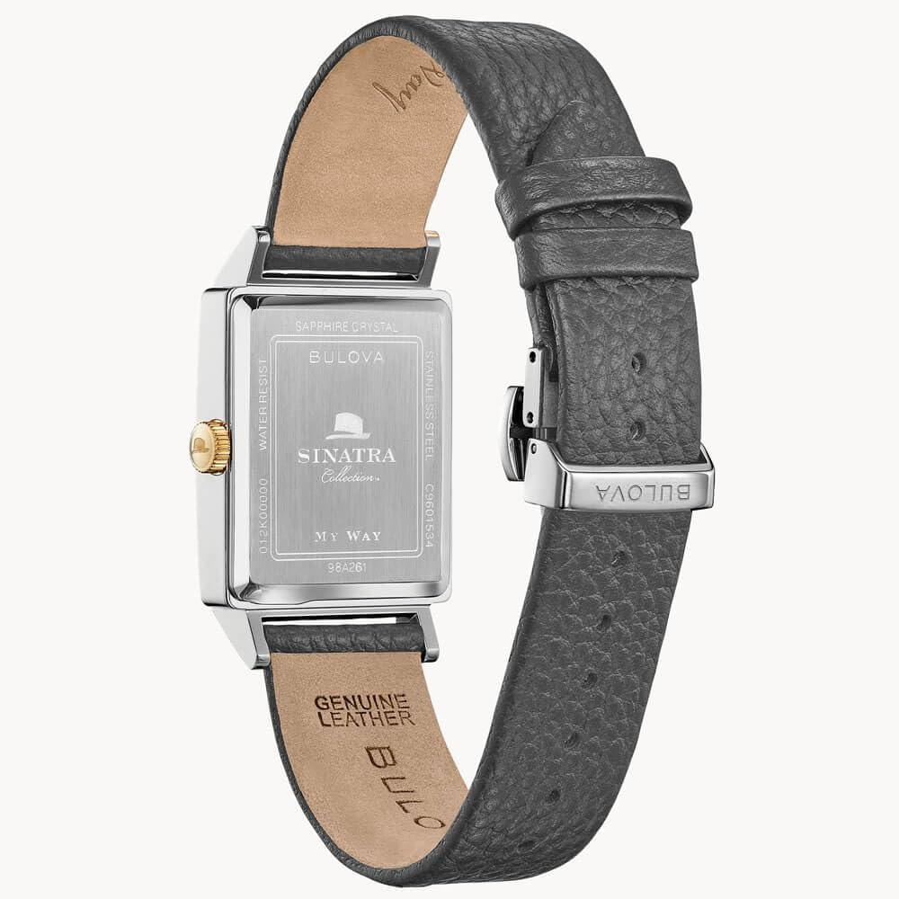 Bulova Men's Frank Sinatra My Way Leather Strap Watch | watchband.direct