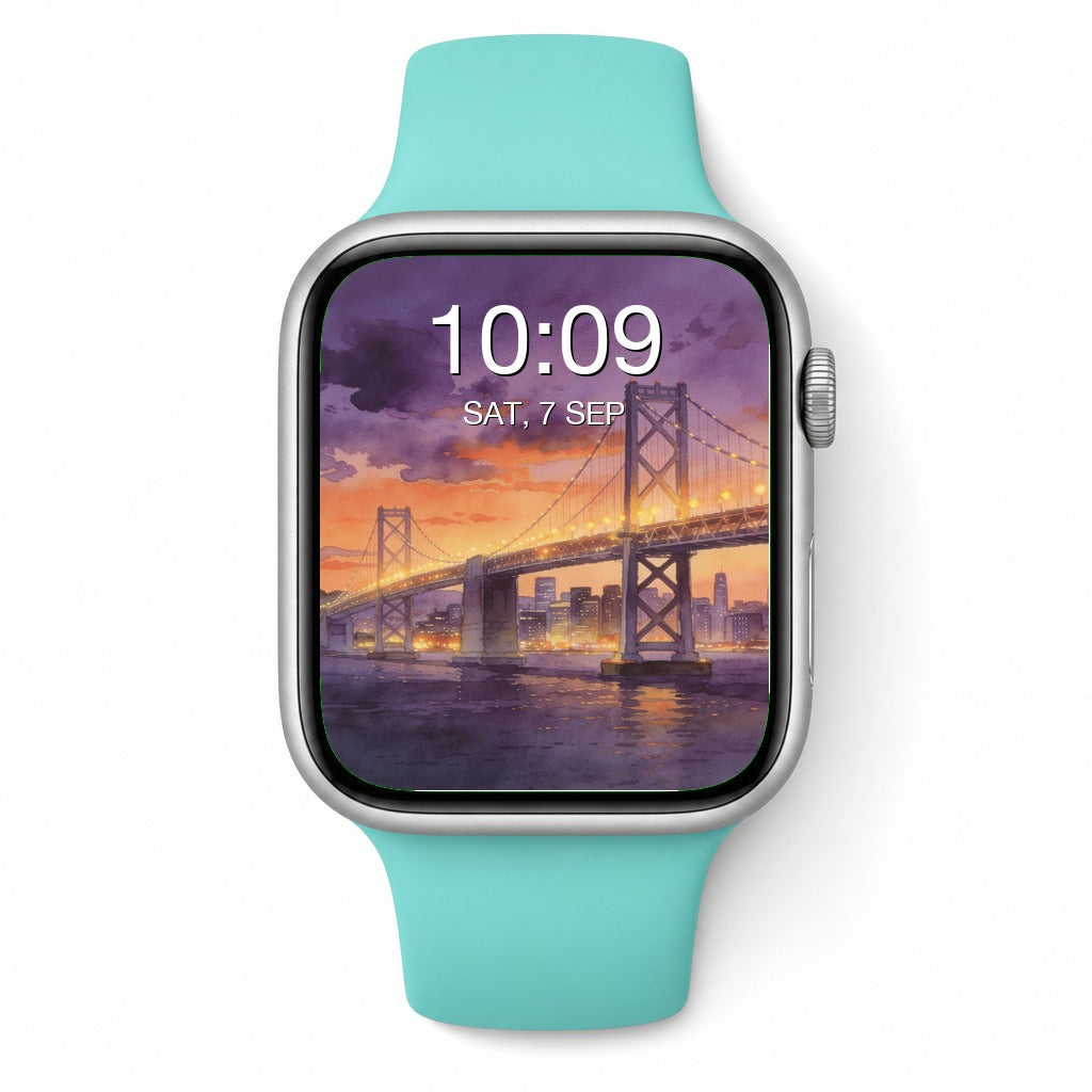 Sunset City Apple Watch Wallpapers - Anime Bundle – watchband.direct