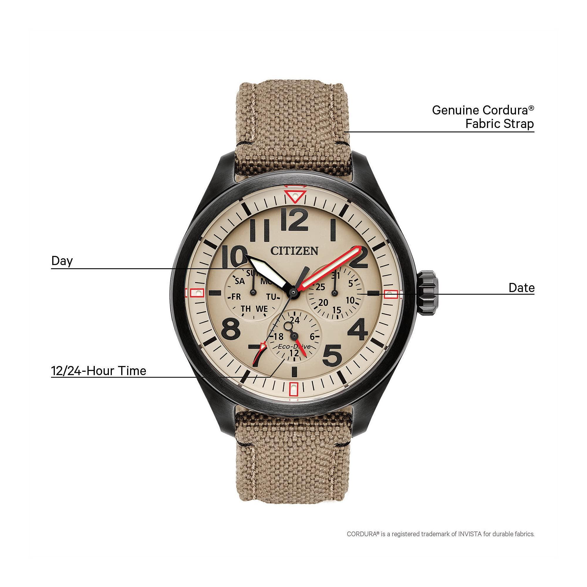 Citizen Eco-Drive Weekender Garrison Field Watch - Stainless Steel ...